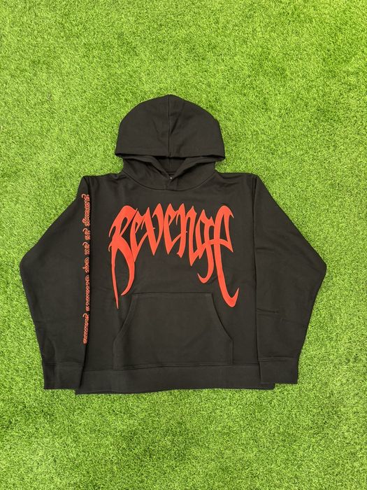 Revenge XXXTENTACION Black and Red Revenge Kill hoodie | Grailed