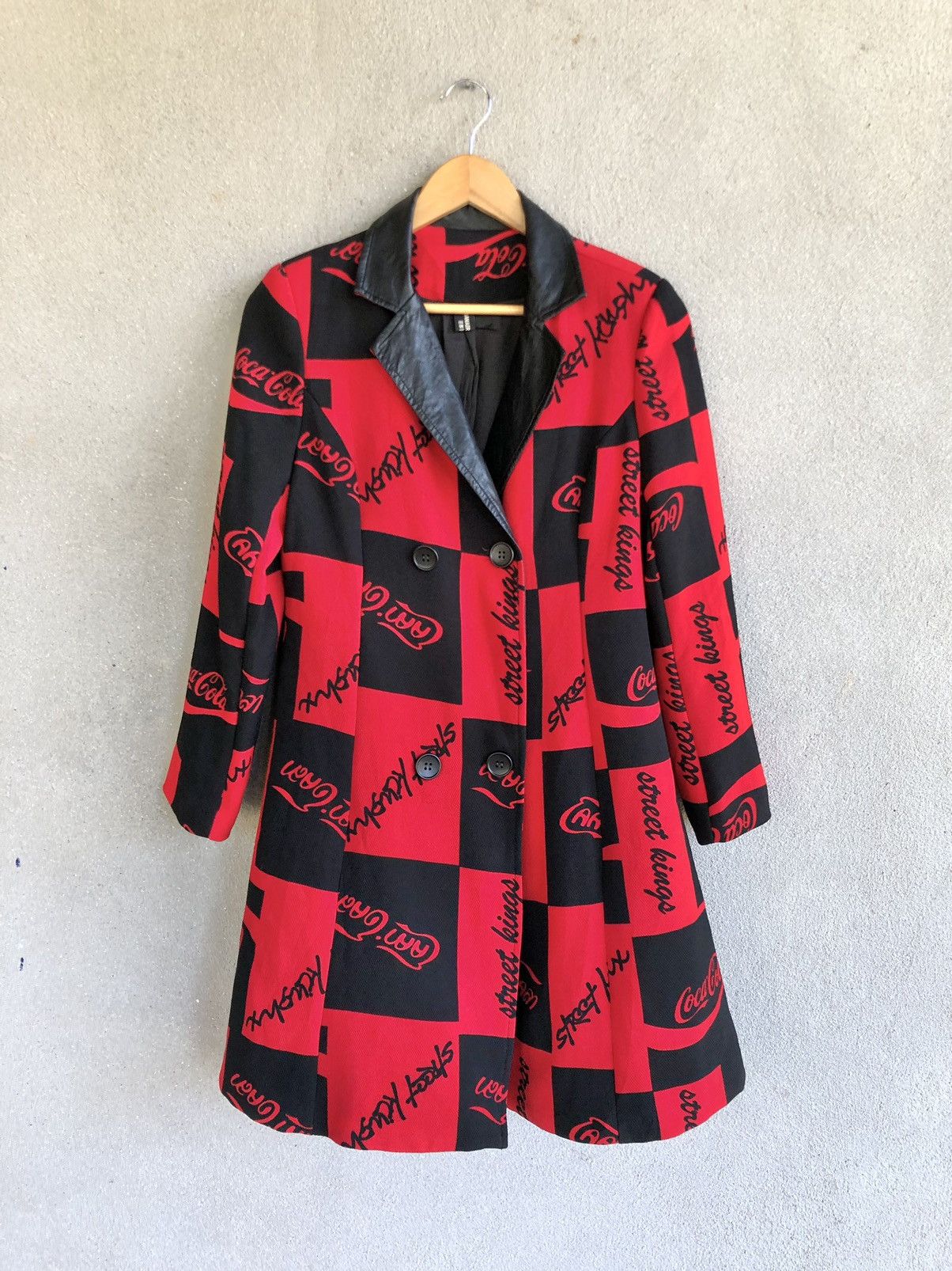 Vintage 🔥Rare🔥 Banaer Befuli Coca cola double breast Dress | Grailed