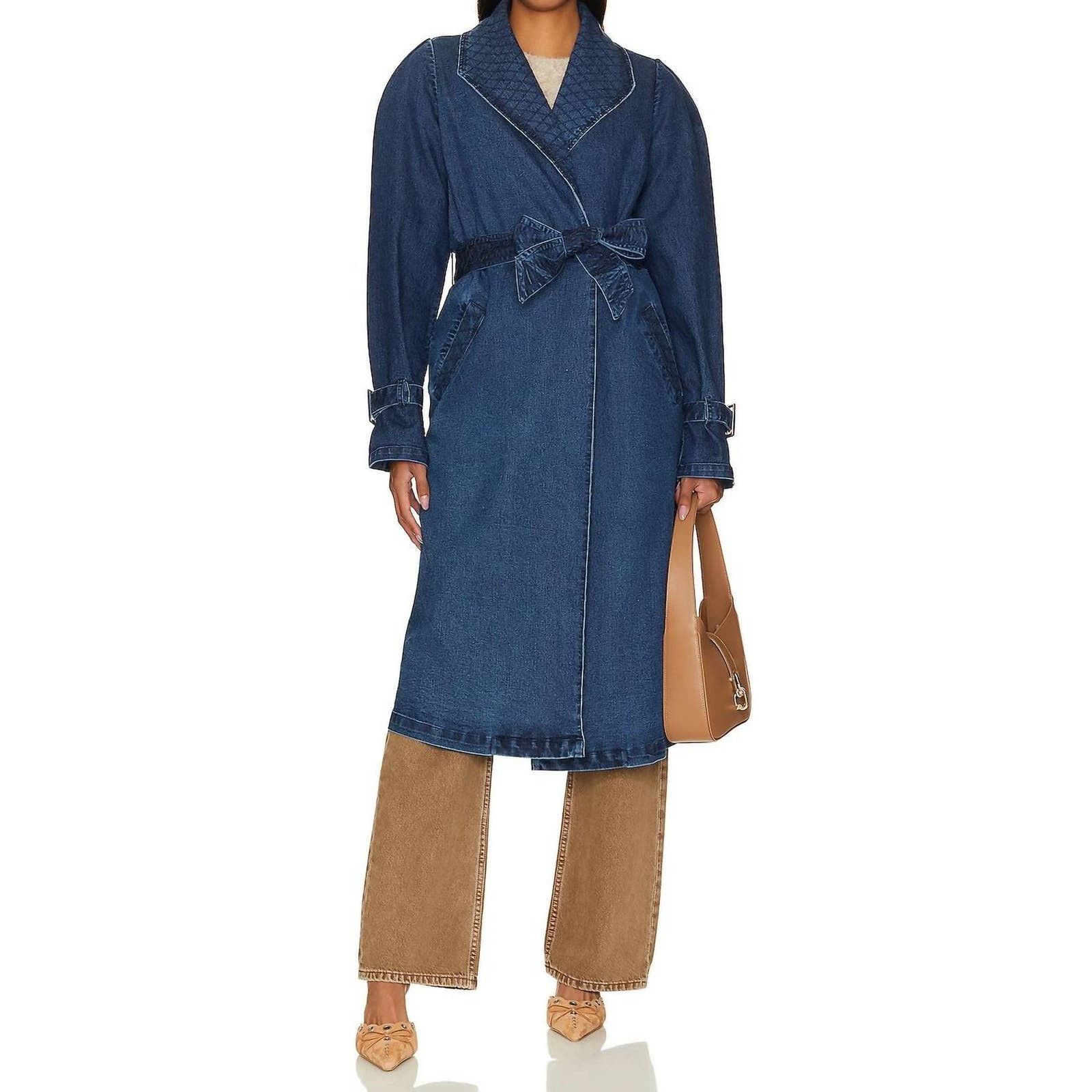 Cleobella CLEOBELLA Cara Trench Coat In Indigo | Grailed