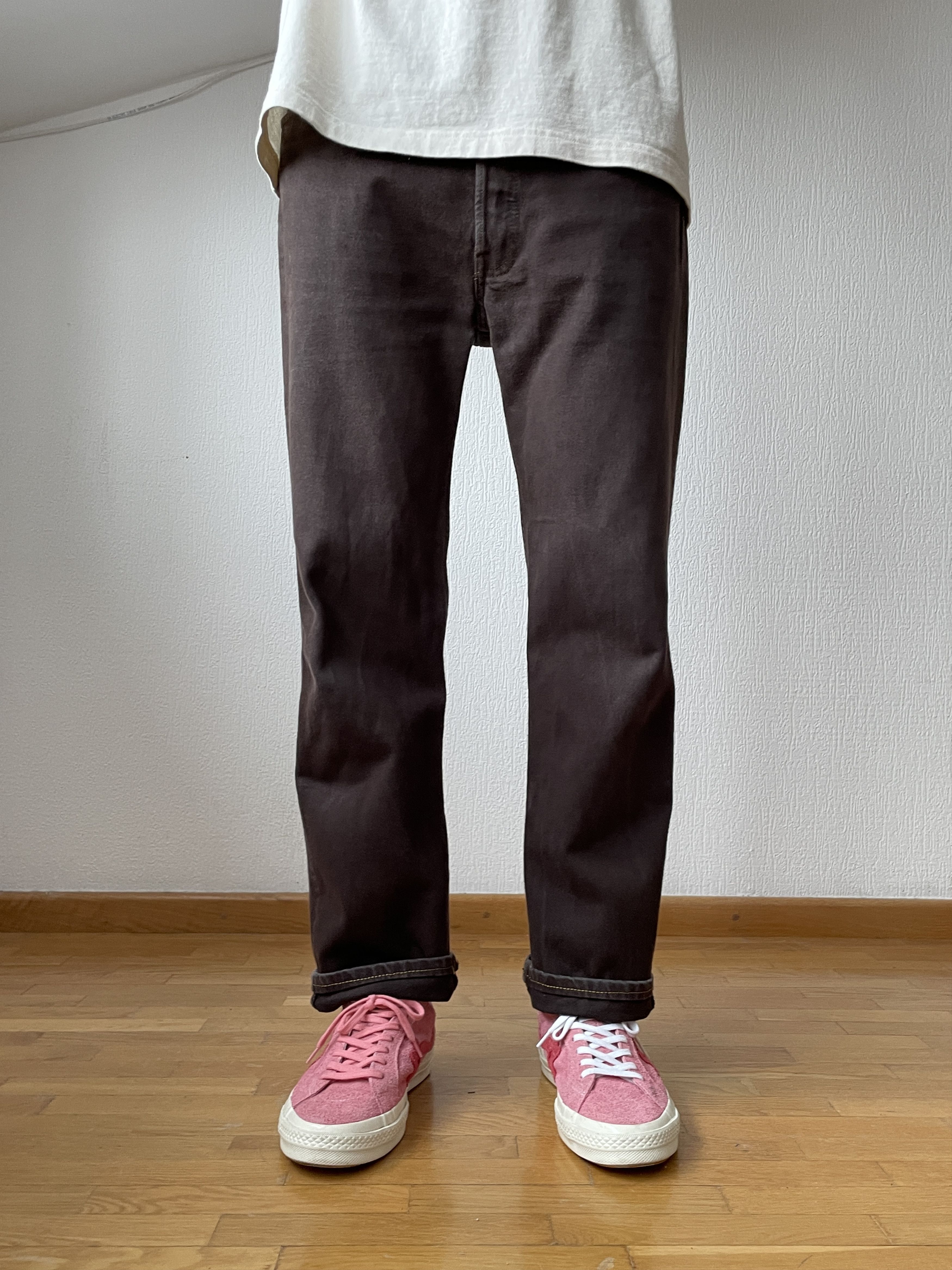 Jean × Levi's × Vintage LEVIS 501 Jeans Vintage Brown Denim 90s A7604 ...