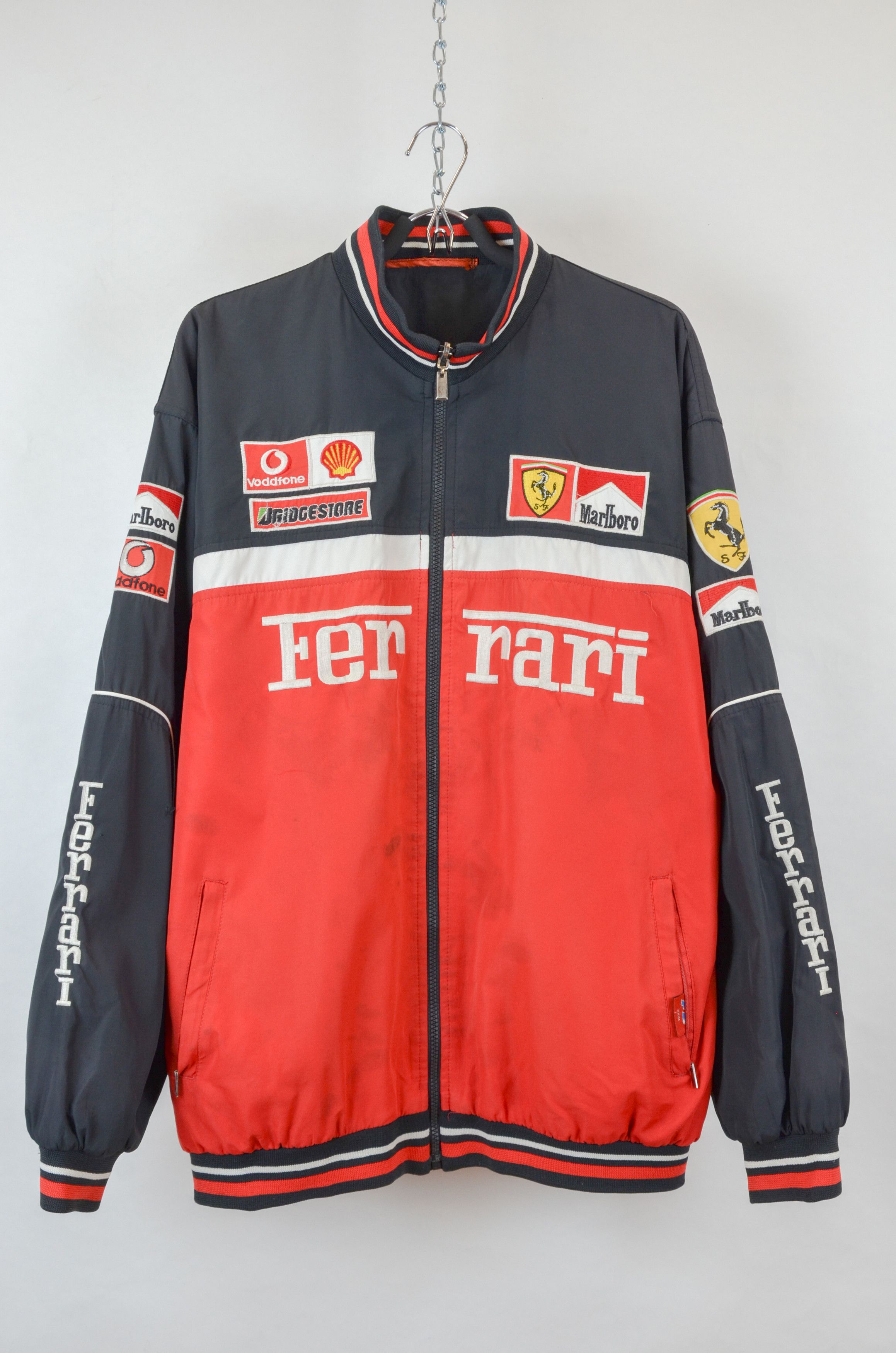 Ferrari × NASCAR × Racing FERRARI x Marlboro Nascar Reversible Jacket ...