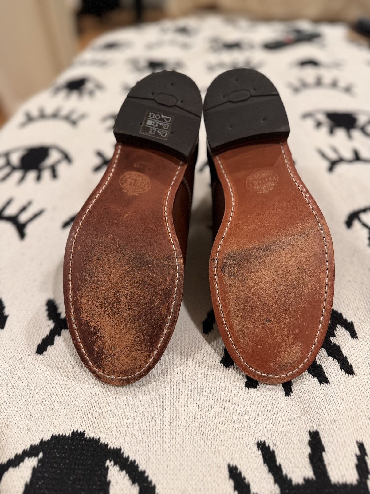 Wolverine Wolverine 1000 Mile Original Plain Toe Boots - Brown Leather ...