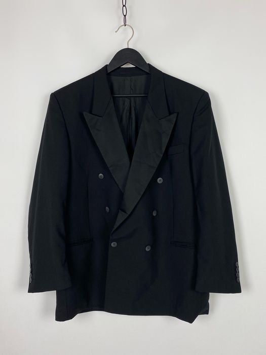 Vintage 1990’s Vintage YSL Yves Saint Laurent Double Breasted Suit ...