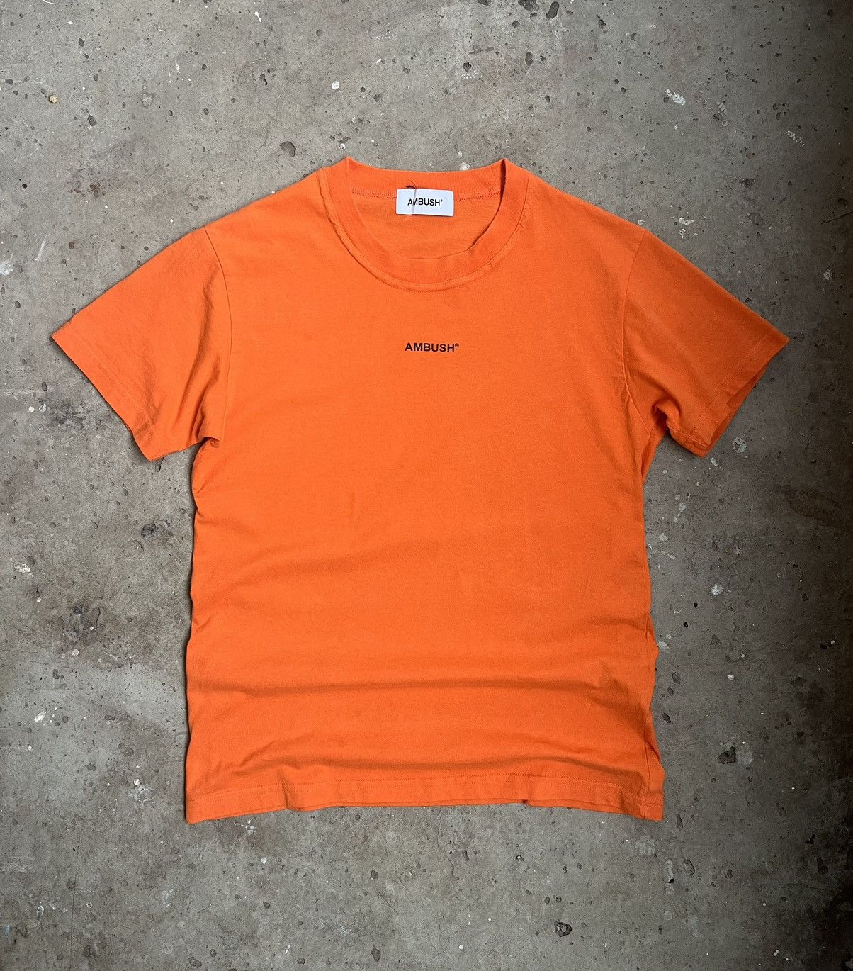 Ambush Design Ambush Classic XL Logo Orange T-Shirt | Grailed