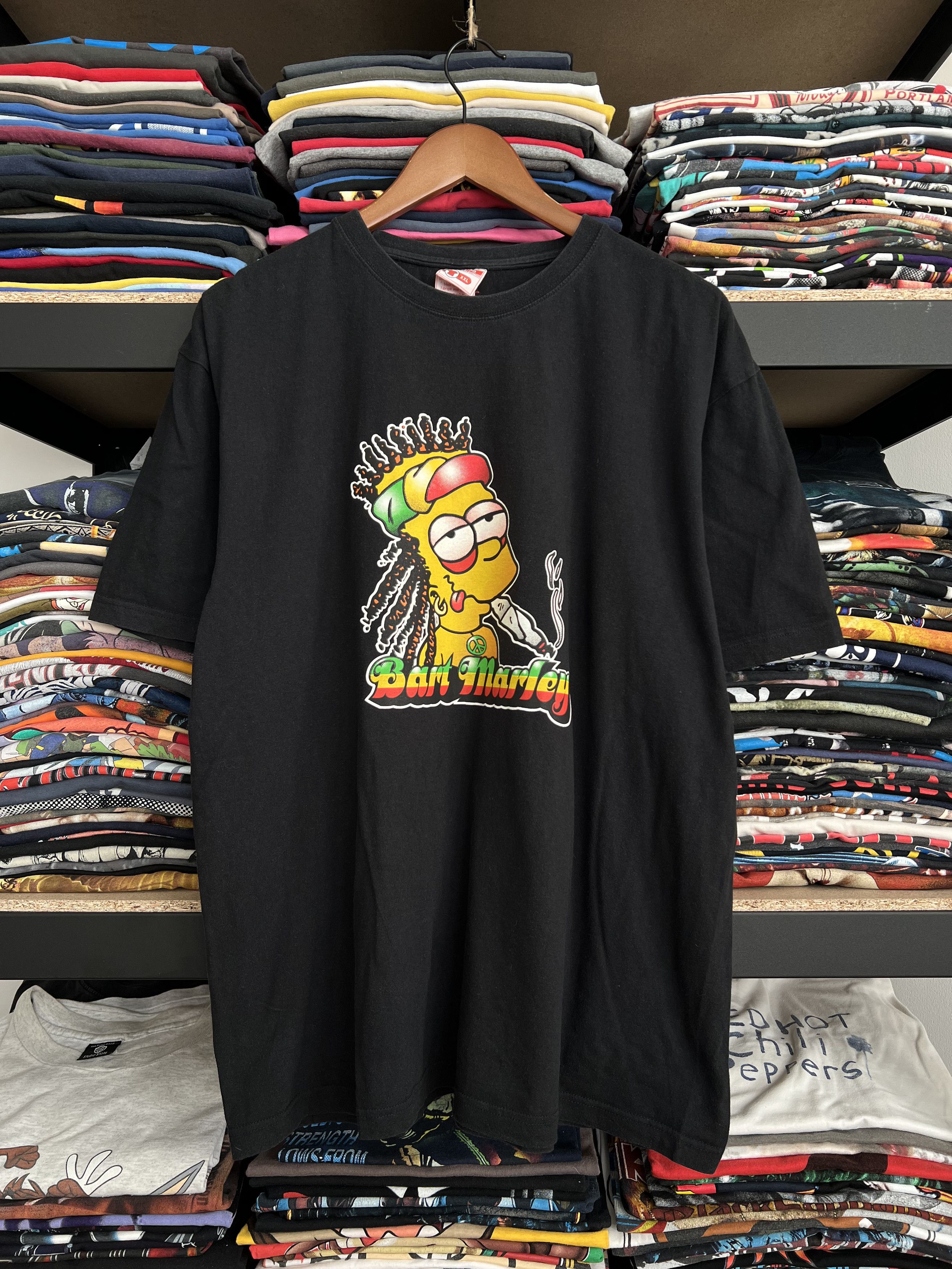 Cartoon Network × Streetwear × Vintage Vintage 2000s Bart Marley ...