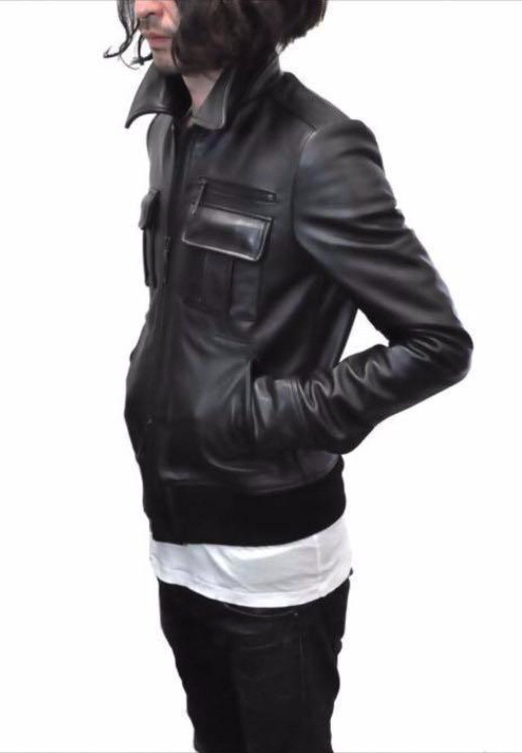 Isamu Katayama Backlash × Shellac Gala Bend Leather Jacket. | Grailed