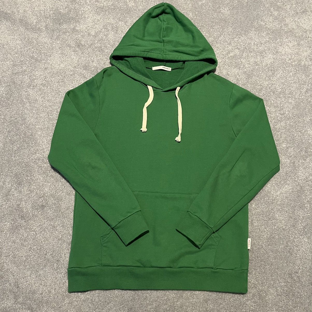 Japanese Brand Vintage Human Made Green Pullover Blank Hoodie ...