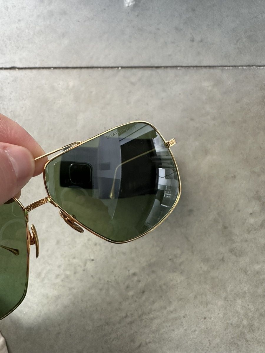 Dita DITA flight 005 gold plated sunglasses // perfect condition | Grailed