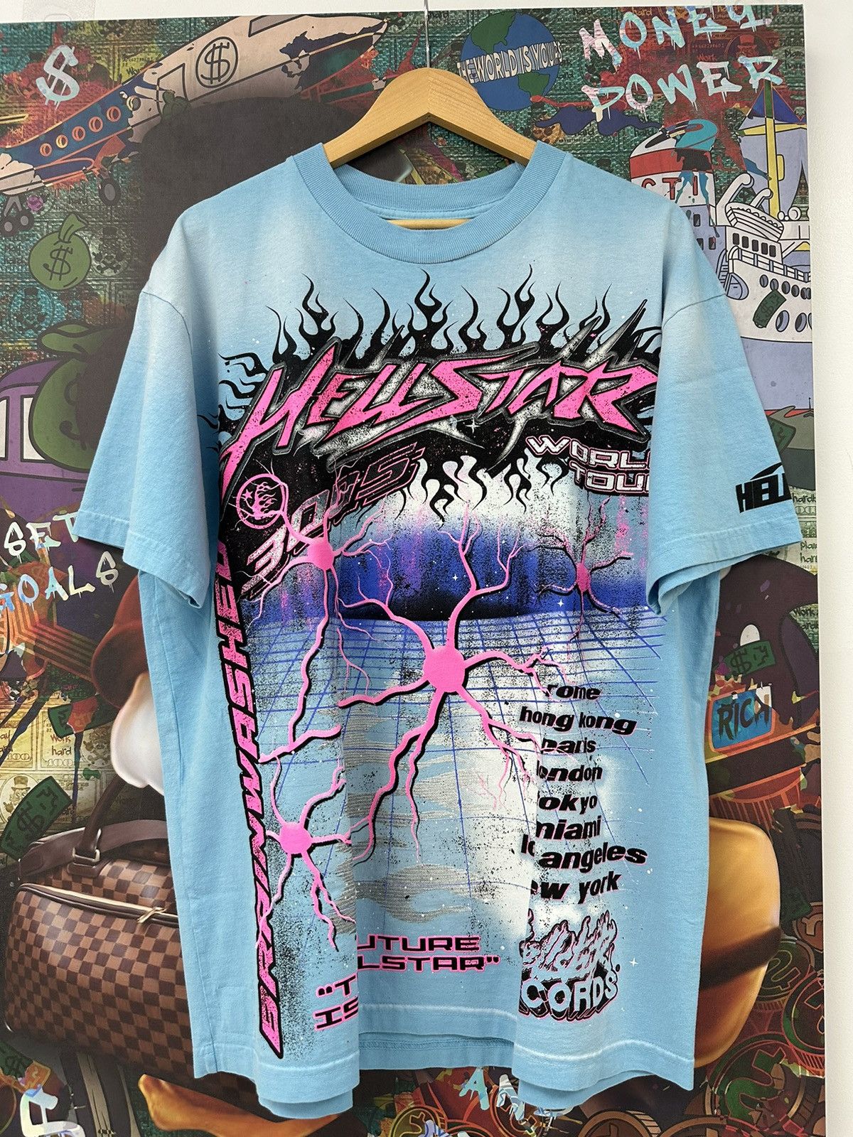 HELLSTAR Hellstar Neutron Tour T Shirt | Grailed