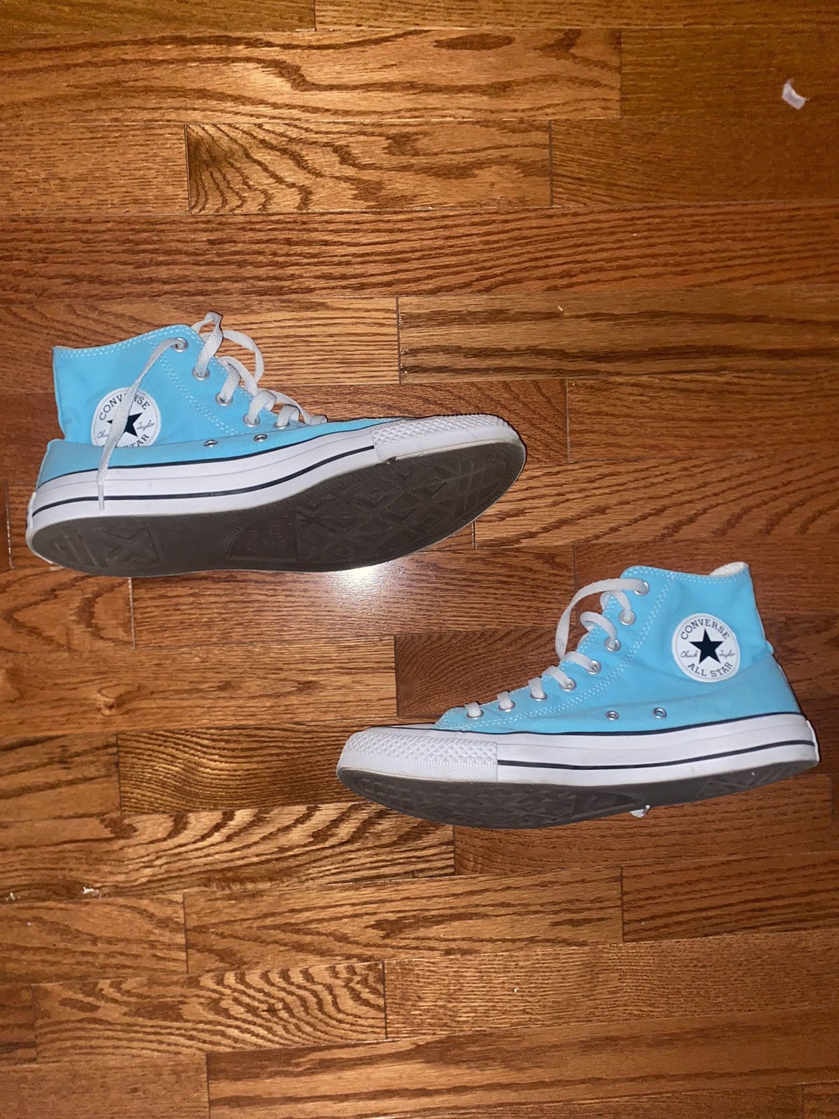Converse × Streetwear Hi-Top Converse Light Blue | Grailed
