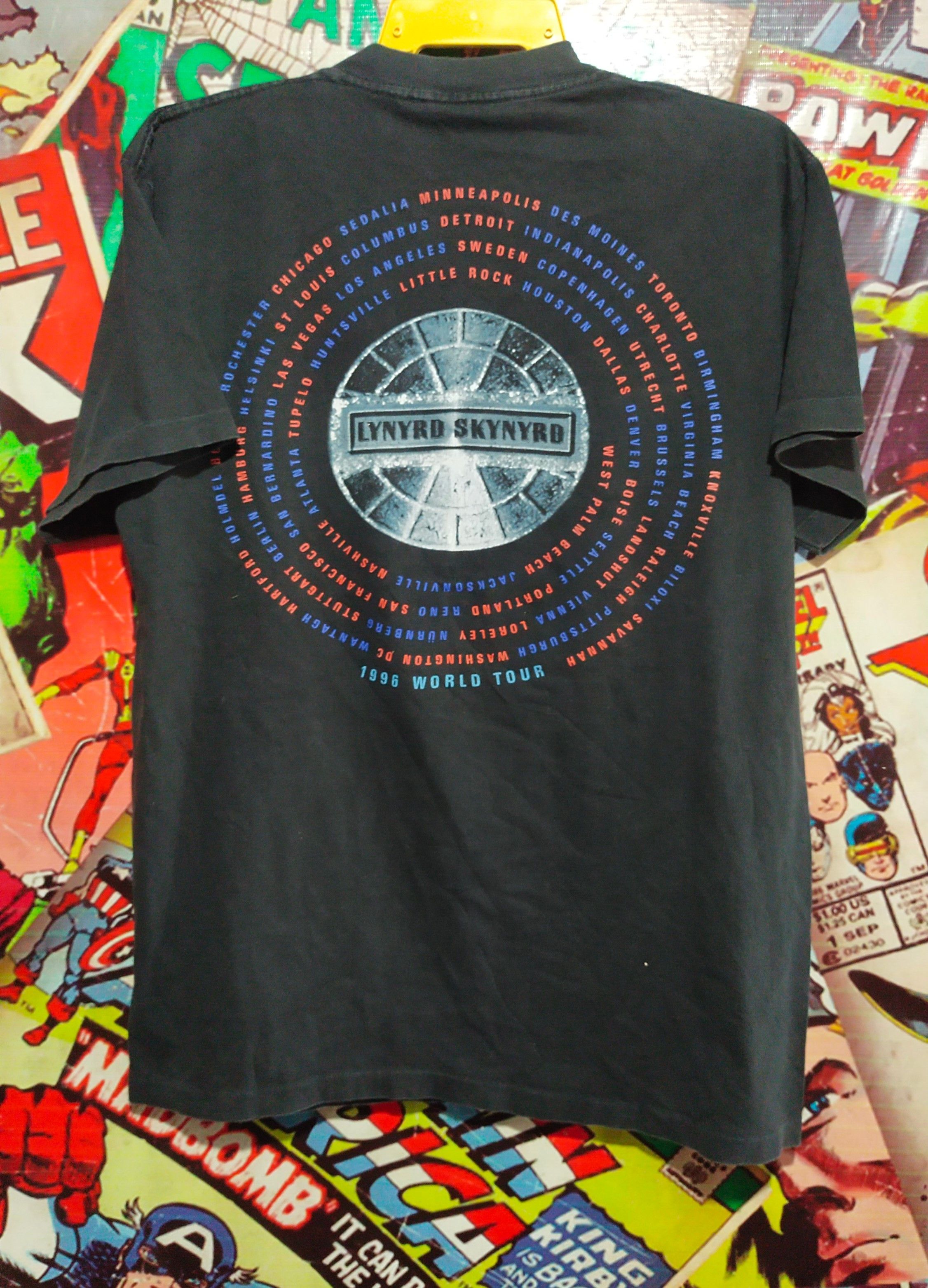 Vintage VTG X BAND X LYNYRD SKYNYRD TOUR 1996 TEE | Grailed