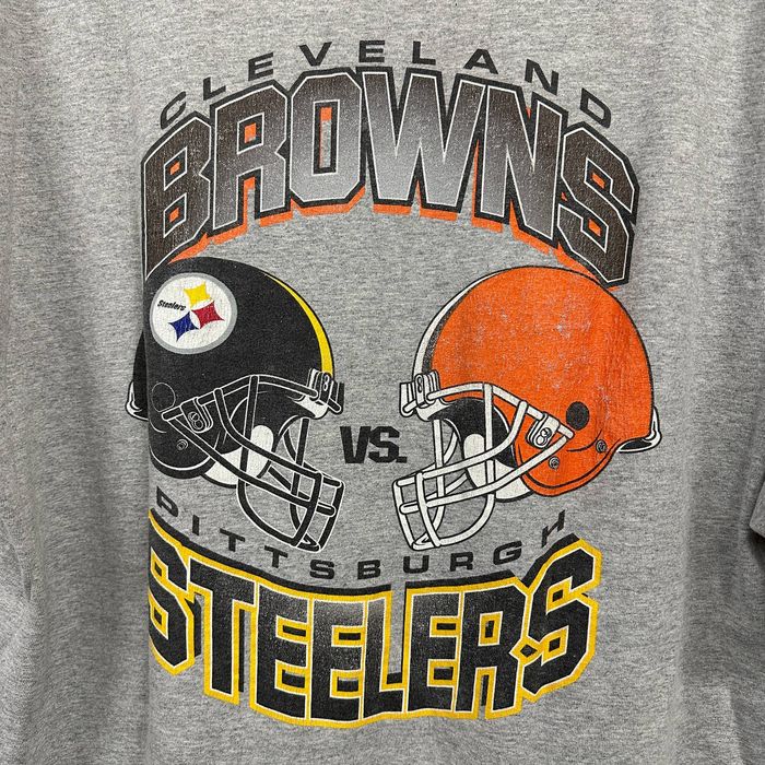 Champion Retro Champion Browns Vs. Steelers NFL Tee - XL | Grailed