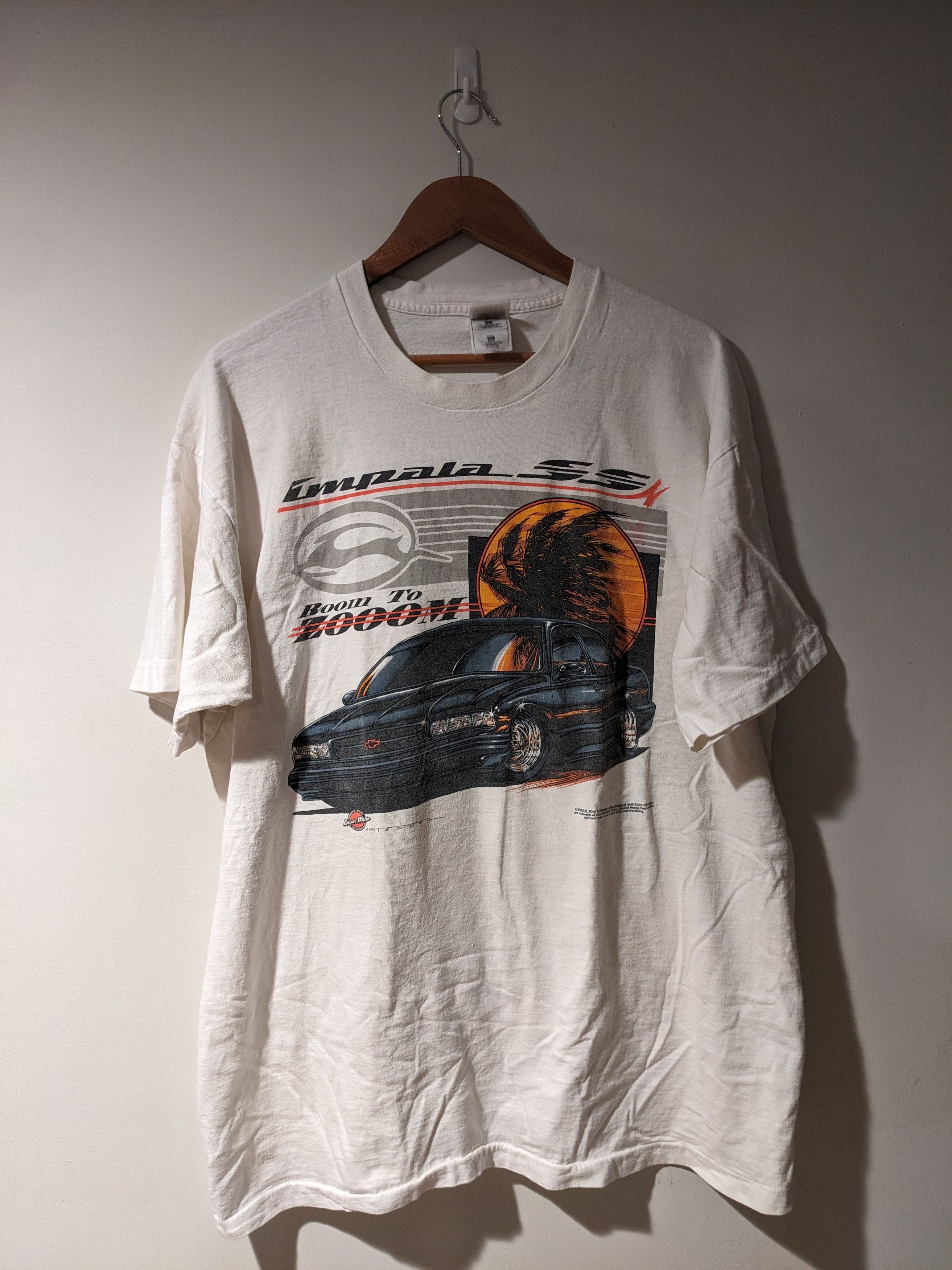 Vintage Vintage 1995 Chevrolet Impala SS Nascar Racing XXL T-Shirt ...