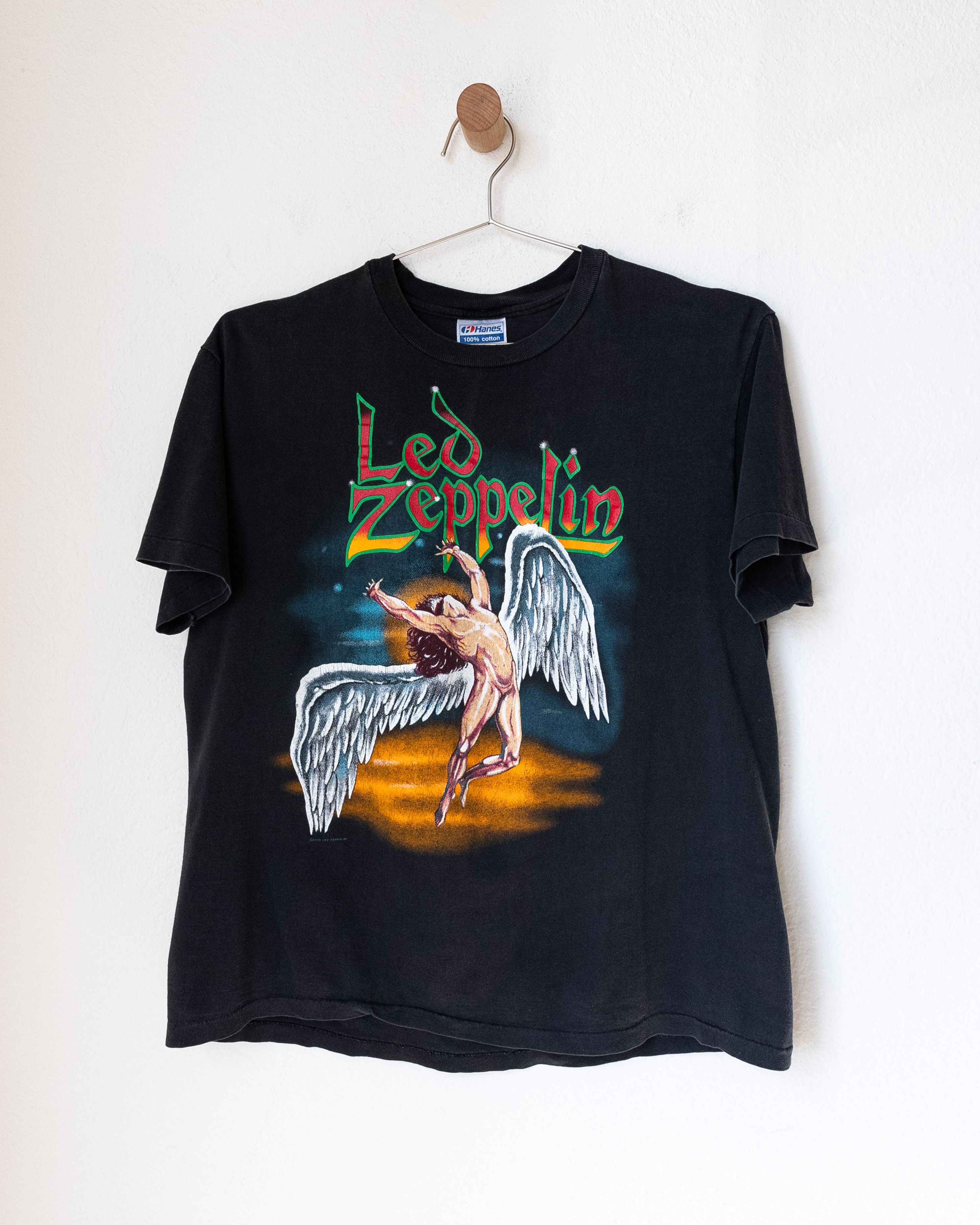 Band Tees × Led Zeppelin × Vintage 80s Vintage Led Zeppelin Swan Song ...