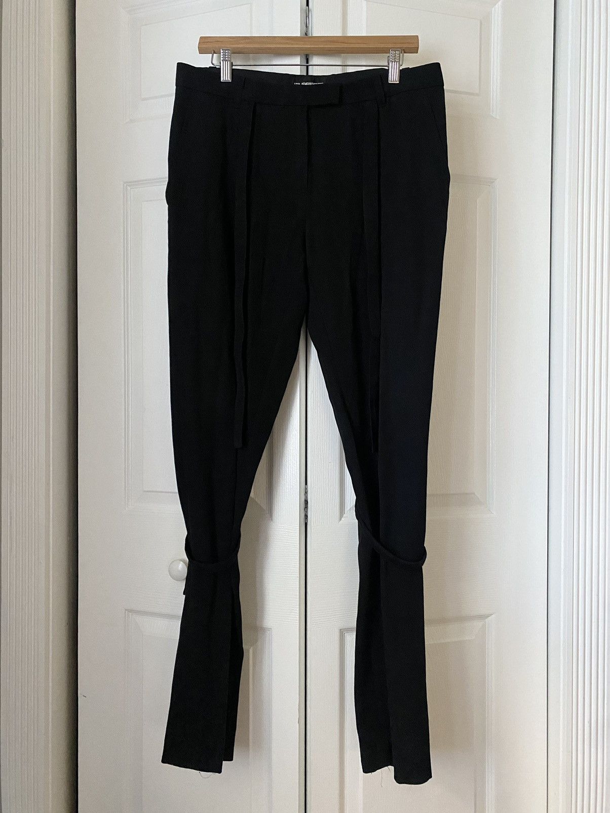 Ann Demeulemeester RARE Archive AW04 Detachable Bondage Riding Pants ...