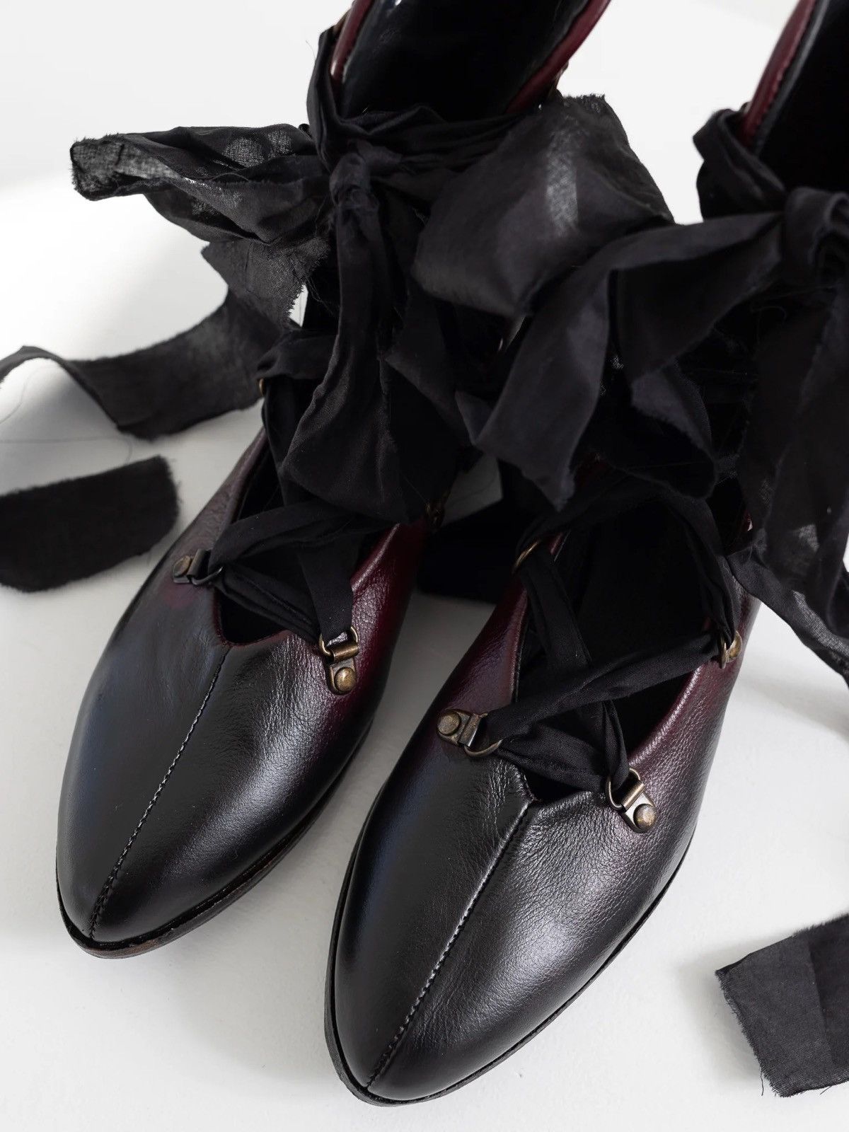 Elena Dawson Atelier Inscrire Imogene Wine Lace Up Boots EU 39 New in ...