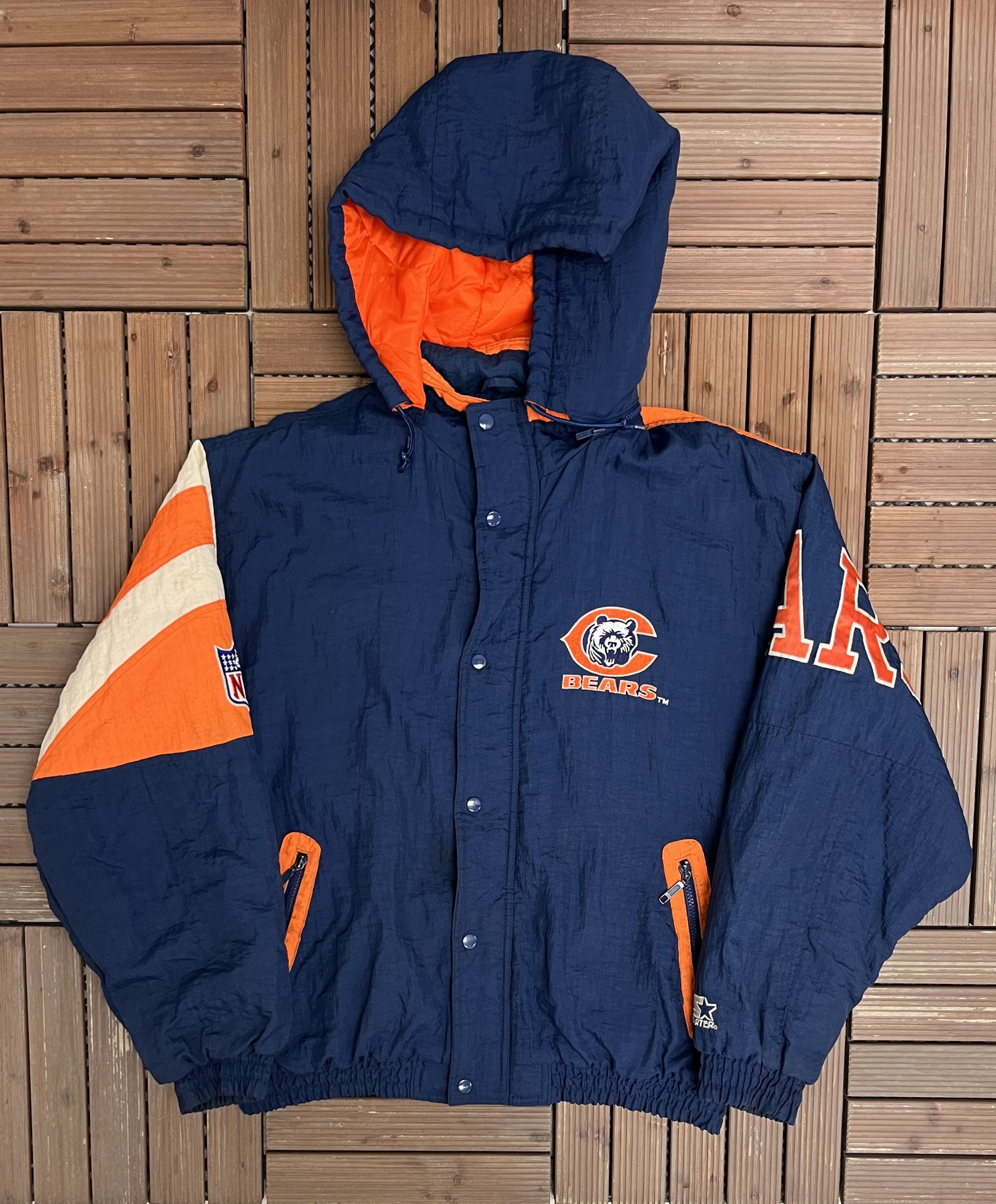 Vintage Chicago Bears Vintage Puffer Starter Jacket | Grailed