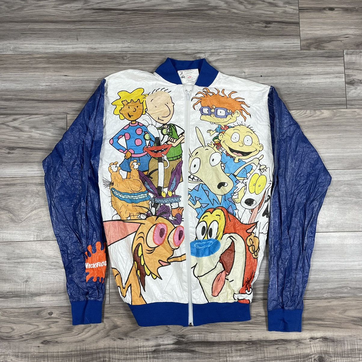 Nickelodeon × Vintage Vintage Nickelodeon Tyvek Windbreaker Jacket ...