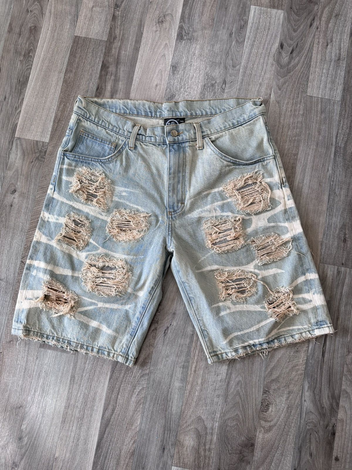 HELLSTAR Hellstar Capsule 9 Denim Shorts (sample) | Grailed