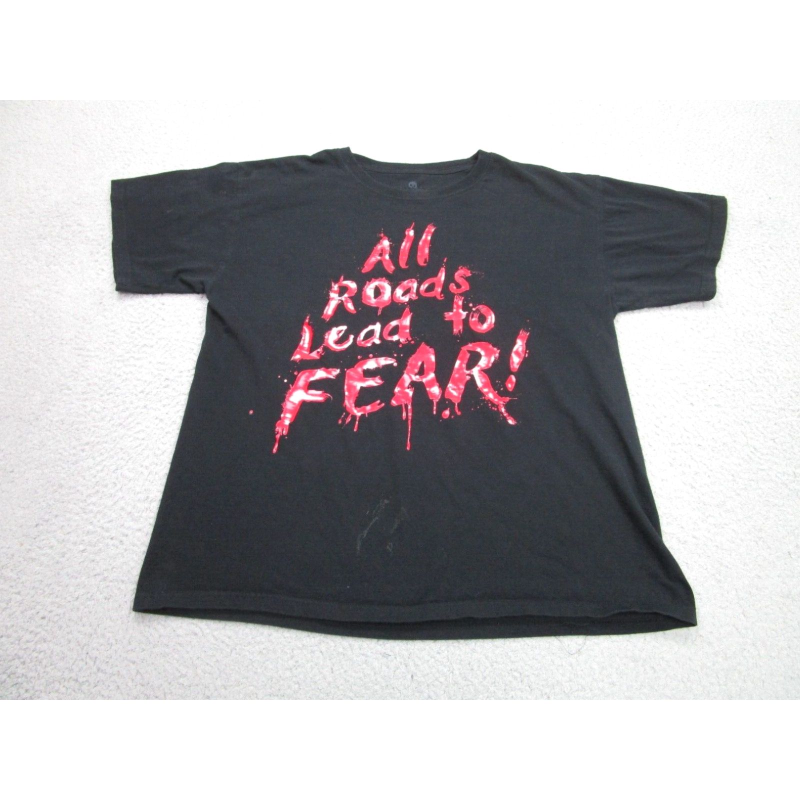 Vintage Halloween Horror Nights Shirt men L Black Terror Tram Myers ...