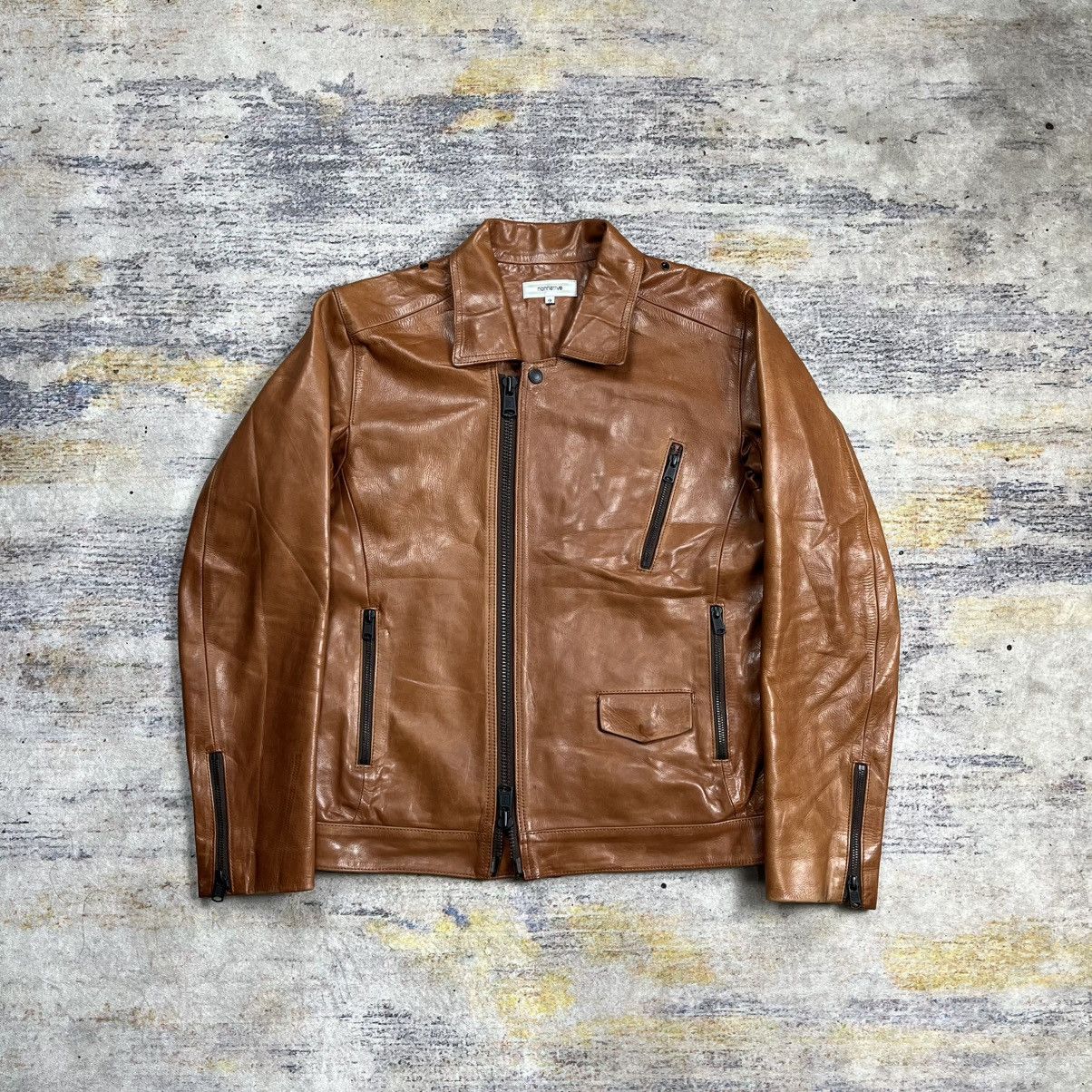 Isamu Katayama Backlash × Nonnative × The Real McCoy's Nonnative rider kip cafecto leather ...