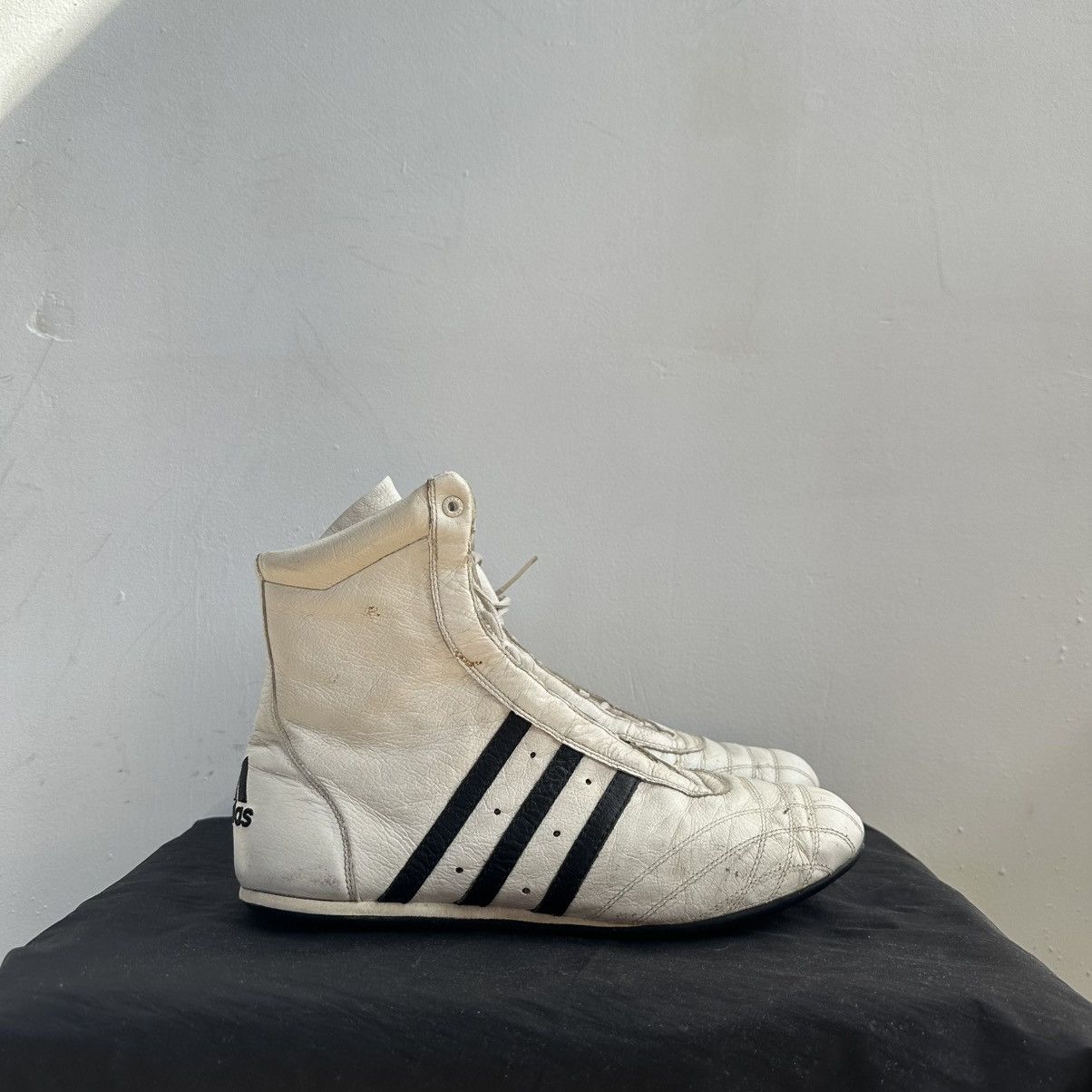 Adidas × Vintage 2000s VINTAGE ADIDAS PRAJNA HIGH BOXING SHOES Y2K ...