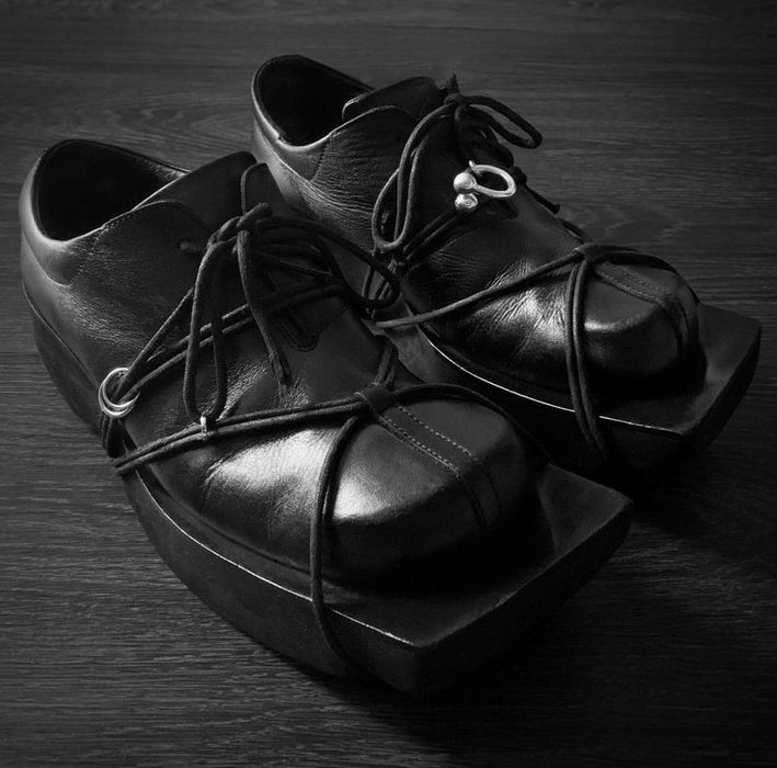 Japanese Brand Koji Kuga 90's Laced Derby Shoes | Grailed