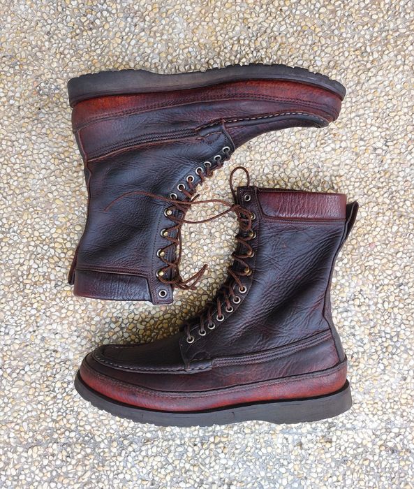 Handmade Vtg RUSSELL MOCCASIN CO. the bird shooter hunting boots | Grailed