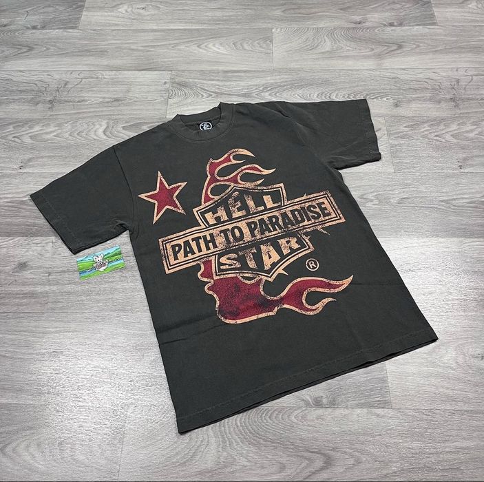 HELLSTAR HELLSTAR studios Biker Tour T Shirt Black Size Large | Grailed