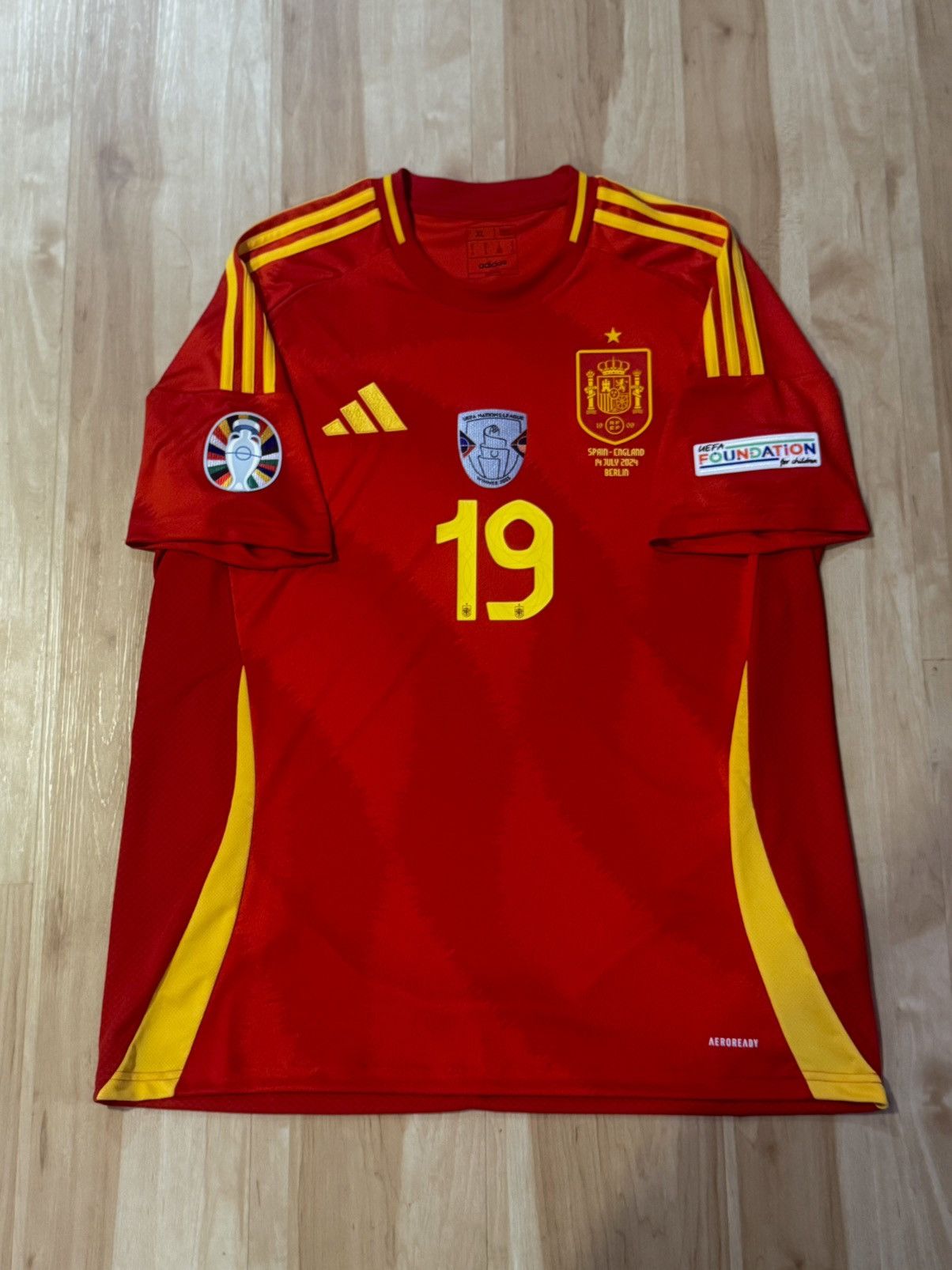 Adidas Adidas Spain Euro 2024 Final IP9331 XL Yamal Soccer Jersey | Grailed