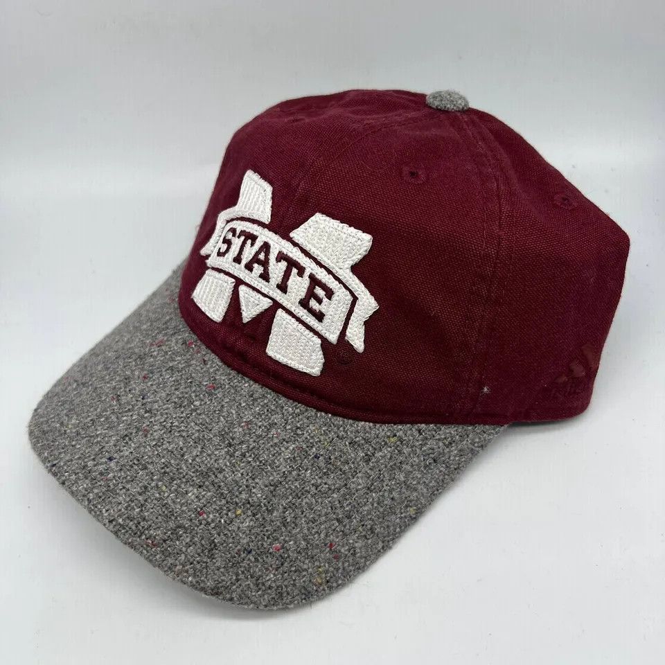 Adidas Mississippi State Bulldogs NCAA Hat Strapback Cap New Men | Grailed