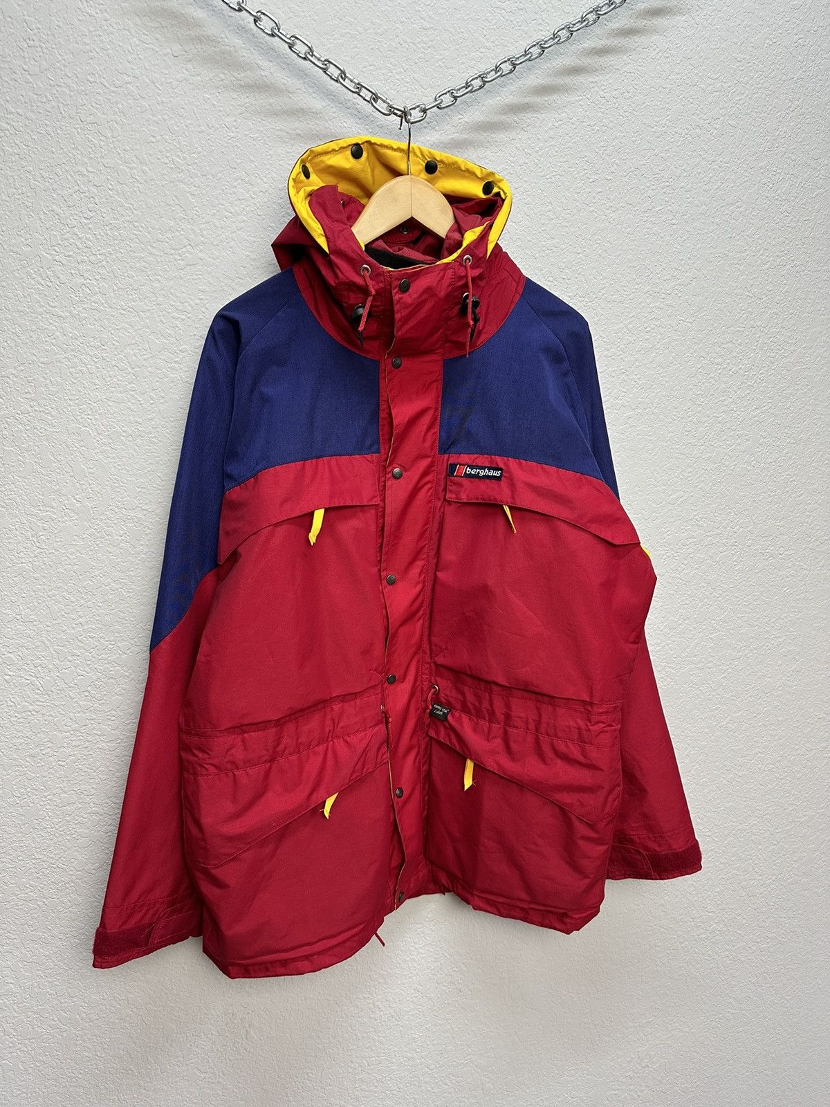 Vintage Vintage Berghaus Gore-Tex Jacket Hooded Raincoat Parka | Grailed