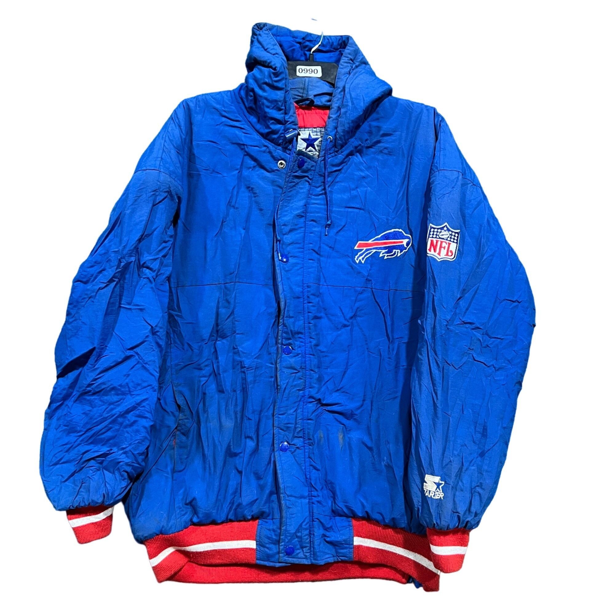 Starter vintage buffalo bills starter jacket size XL | Grailed
