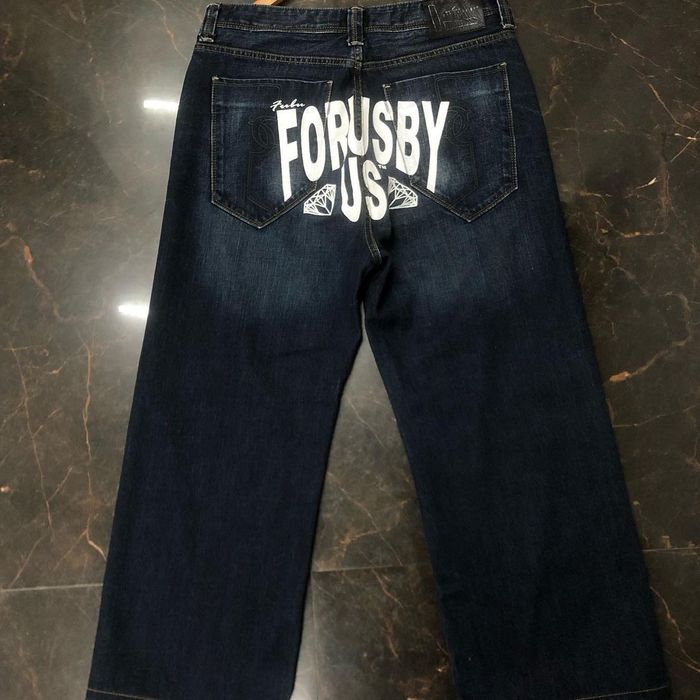 Fubu FUBU BACK PRINTED DENIM | Grailed