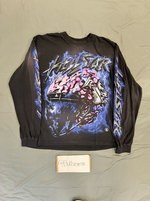 HELLSTAR Hellstar Studio Brain Helmet Longsleeve | Grailed