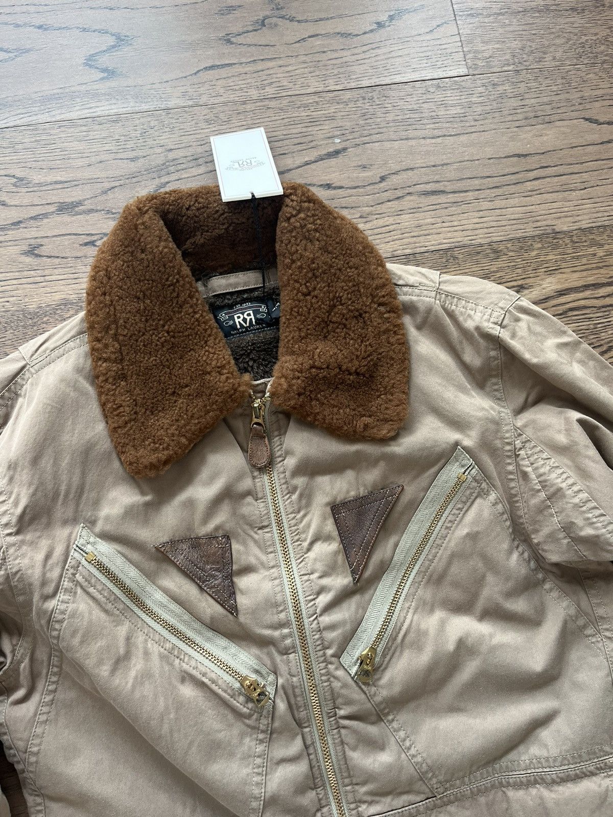 Ralph Lauren Double RL RRL G1 A2 Bomber Military Jacket The Real McCoys ...