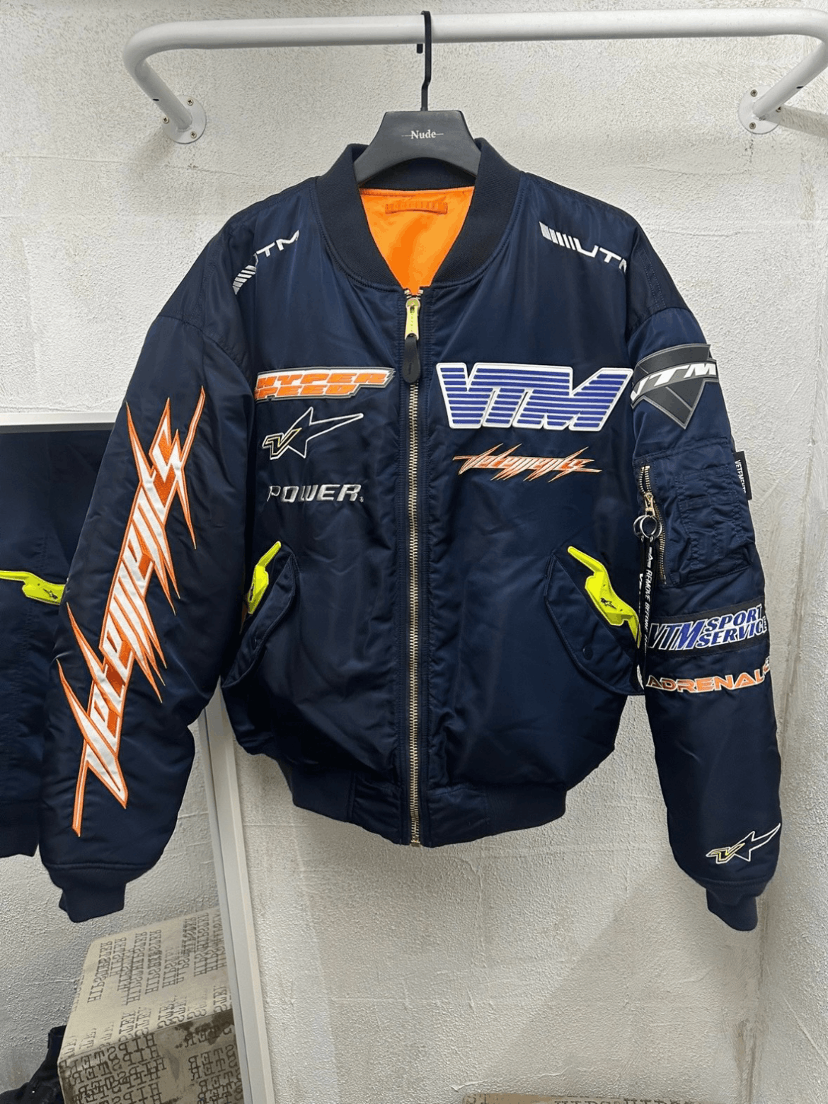 Alpha Industries × Vetements Vetements Racing MA-1 Bomber | Grailed