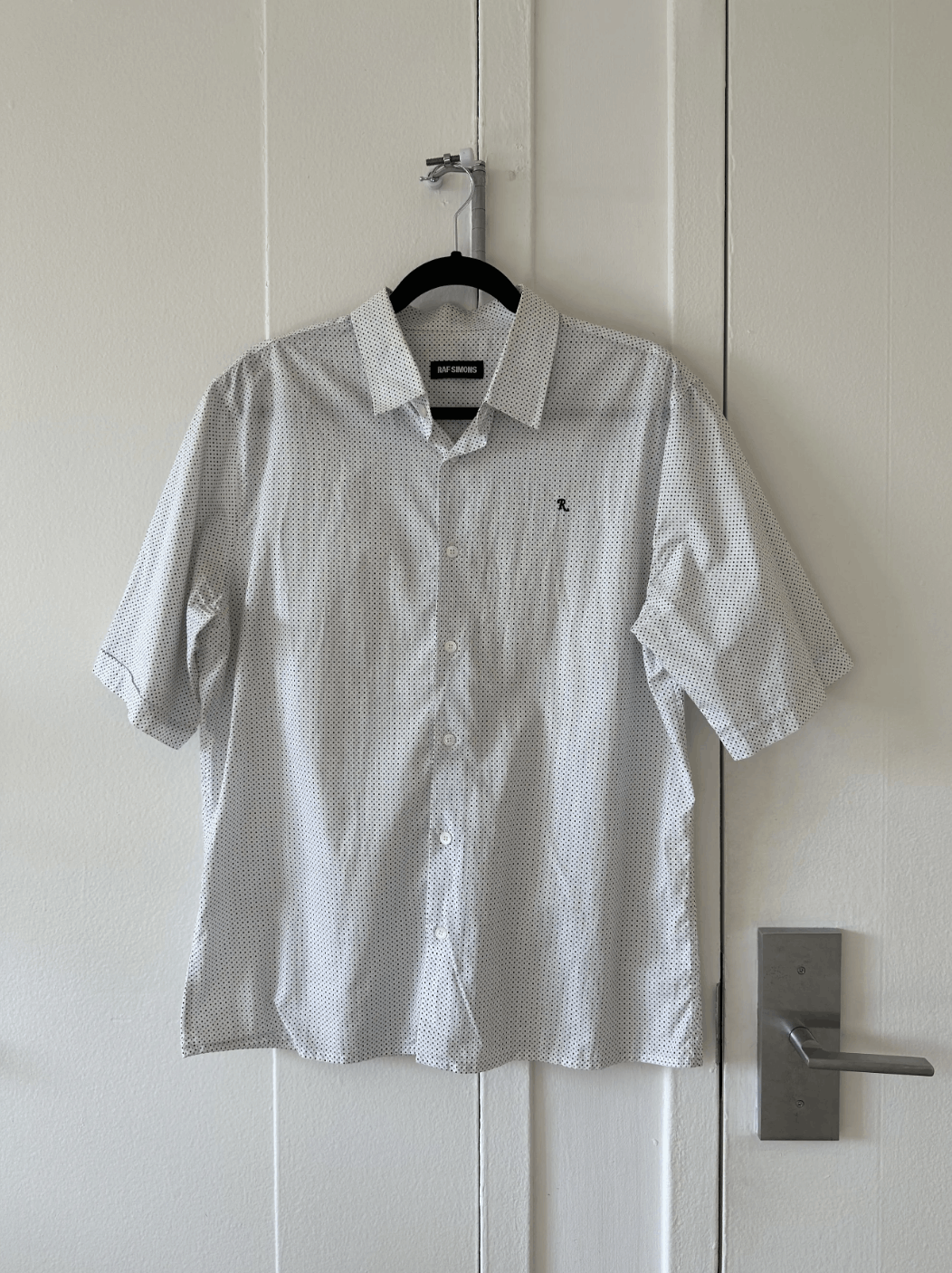 Raf Simons Raf Simons Polka Dot Short Sleeve Button Up Shirt | Grailed