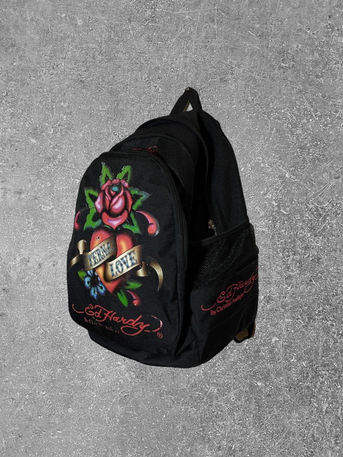 Ed Hardy × Vintage Ed Hardy Vintage Large Backpack | Grailed