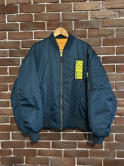 Vintage Rare 90s Dwarf Records Bomber Jacket Gabber Hardcore Rave XL ...