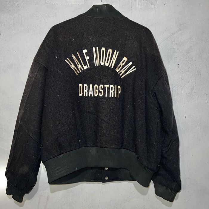 Vintage 27x27 Vintage Half Moon Bay Wool Bomber Jacket XL | Grailed
