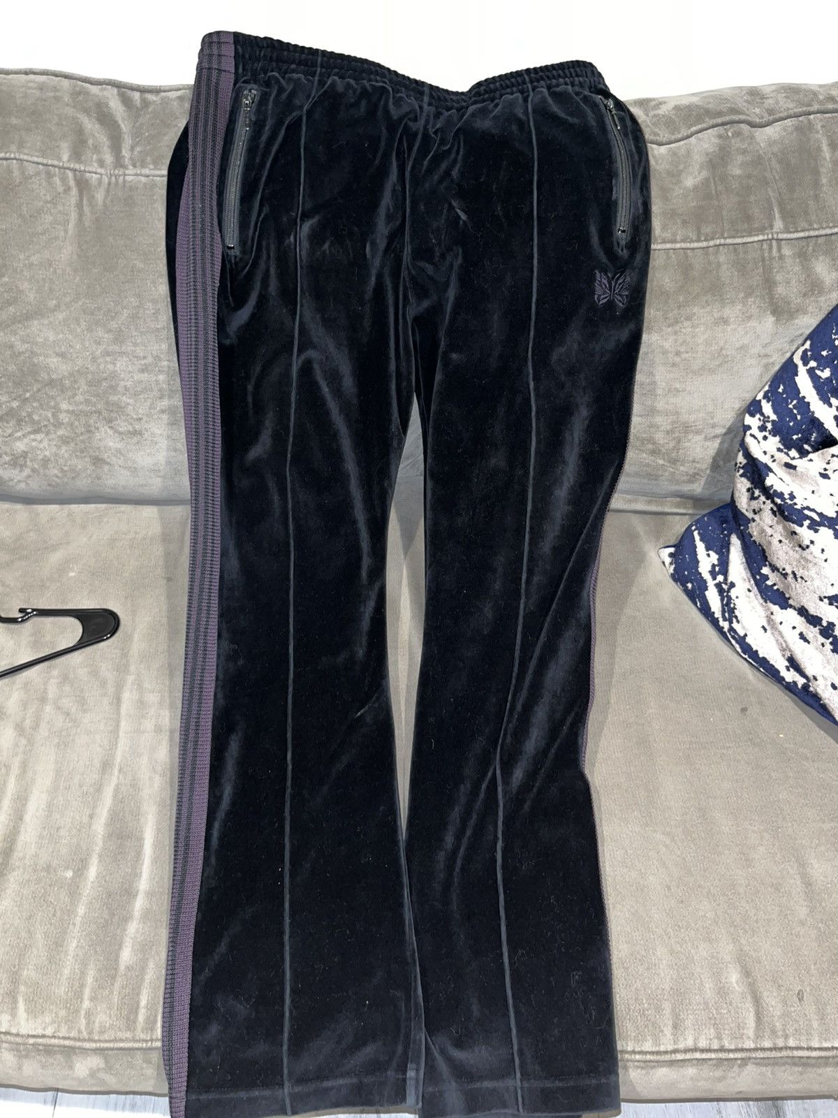 Needles Needles x Velour pants x nepenthus | Grailed