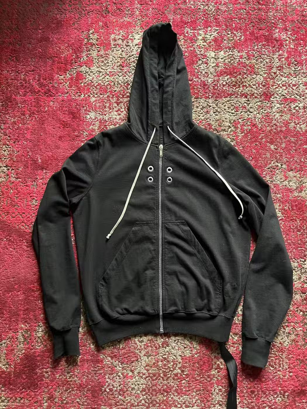 Rick Owens × Rick Owens Drkshdw Rick Owens Jason Eyelet Hoodie 2023 ...