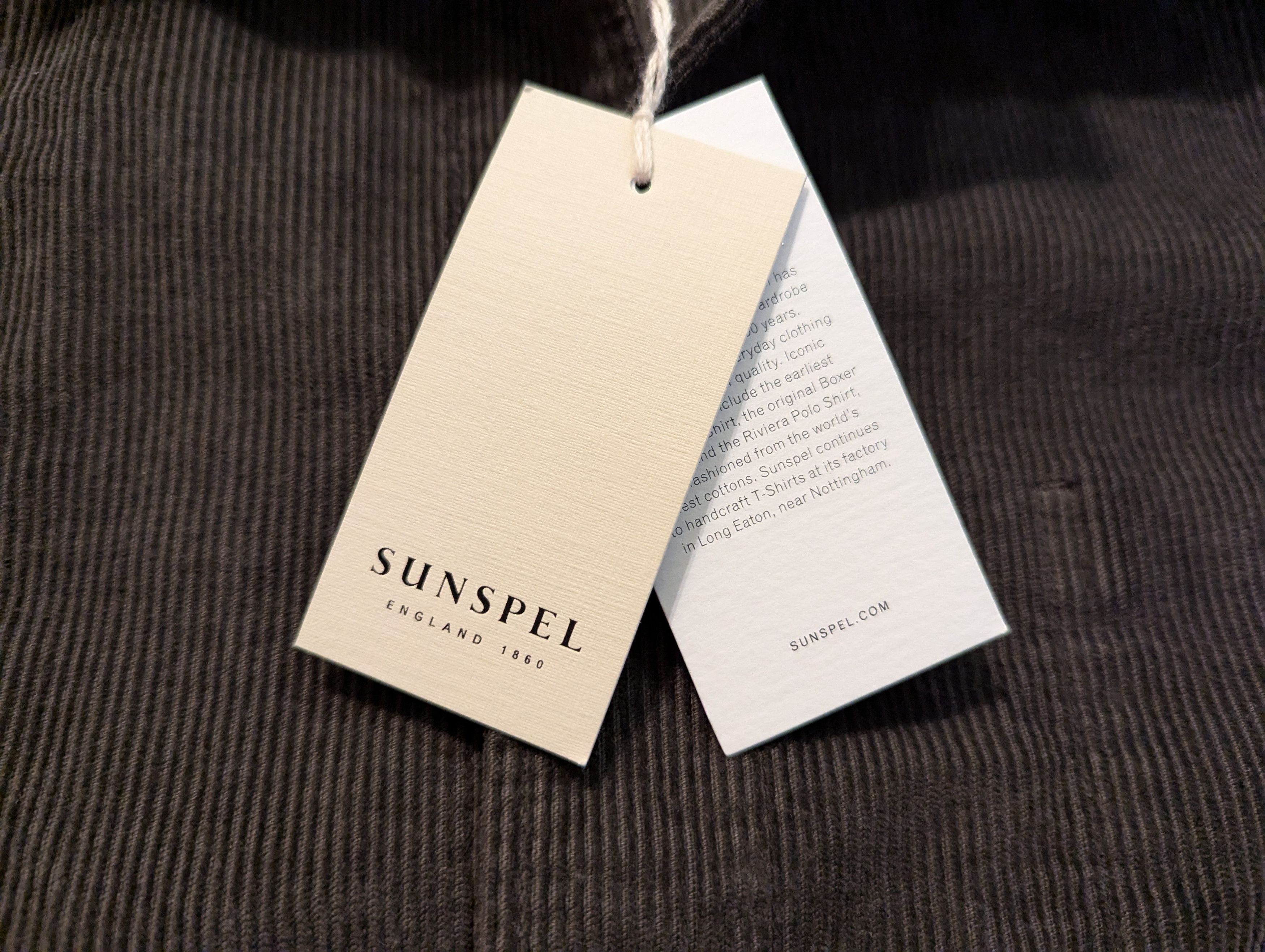 Sunspel Corduroy chore jacket, new with tags | Grailed