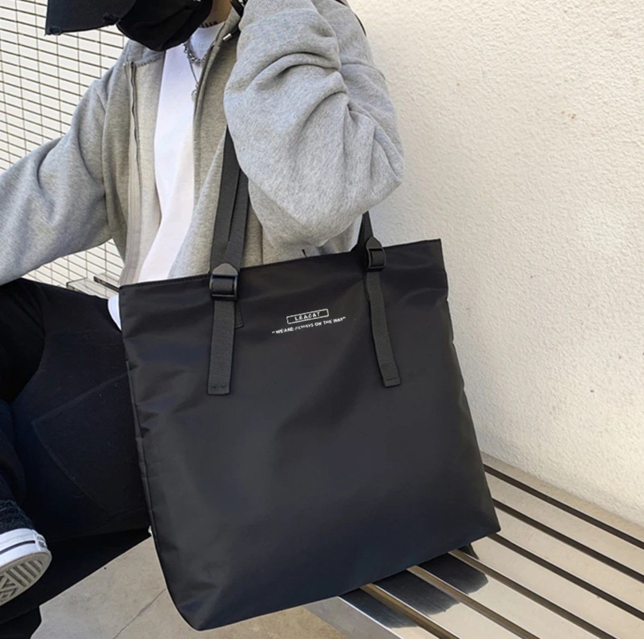 Streetwear Tote Bag with Nylon Waterproof Japan Design | Grailed