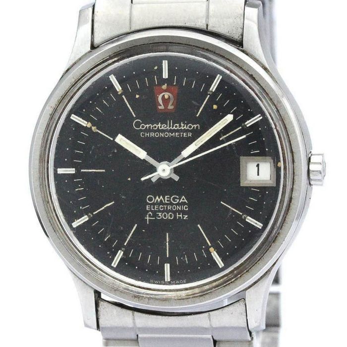 Omega Vintage OMEGA Constellation Chronometer Electronic f300 Watch 198 ...