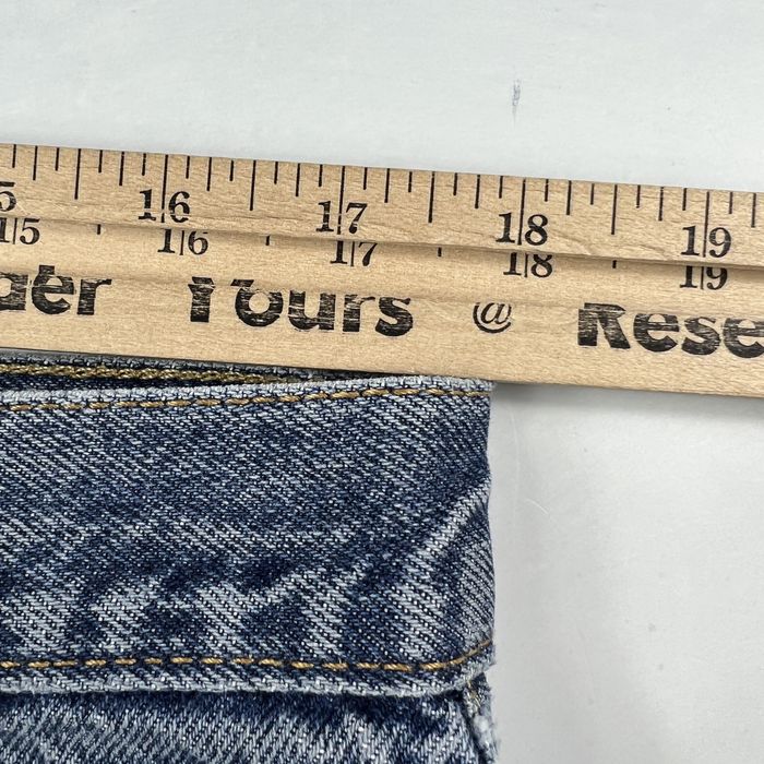 Levi's Levi's Jean Shorts 505 Blue Cut Off Whisker Denim Jorts | Grailed