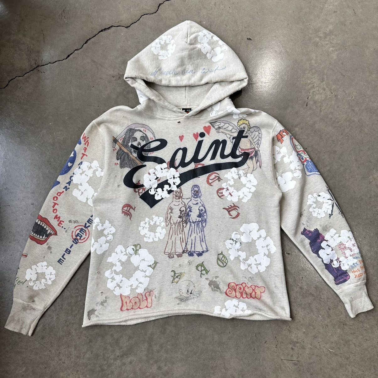 DENIM TEARS × Saint Michael Saint Michael x Denim Tears Hoodie | Grailed