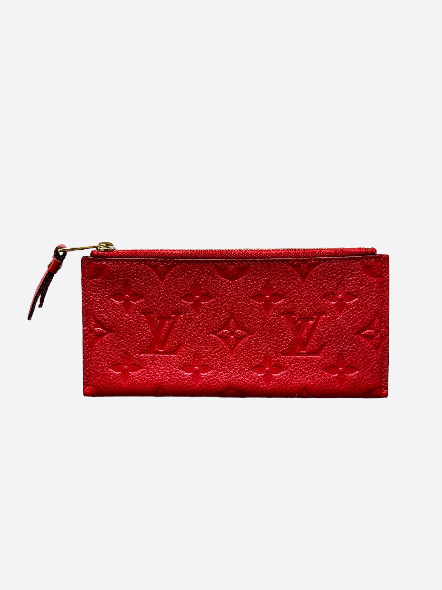 Louis Vuitton Louis Vuitton Red Monogram Empreinte Coin Pouch | Grailed