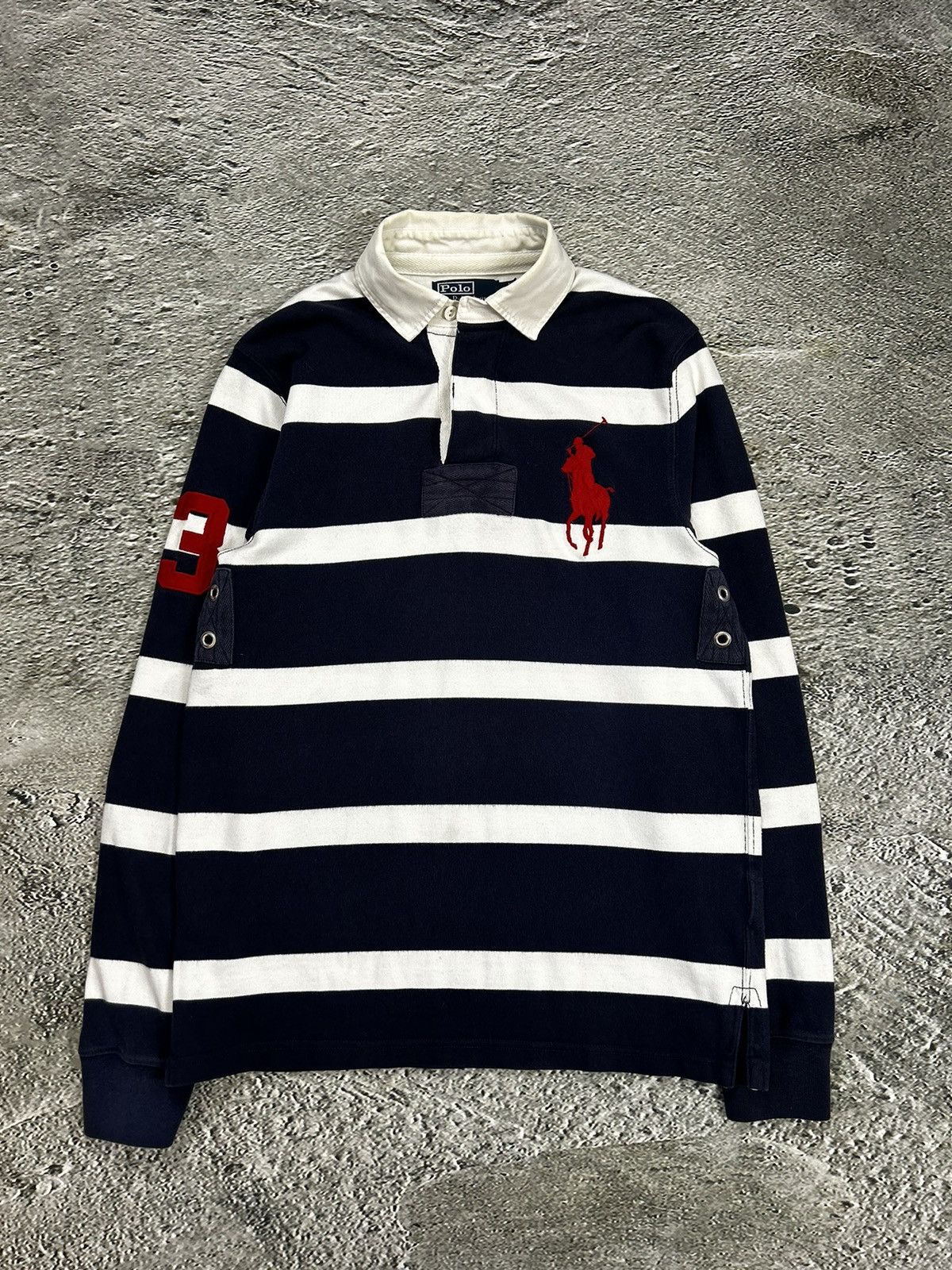 Ralph Lauren Chief Keef Polo Ralph Lauren striped longsleeve big pony ...